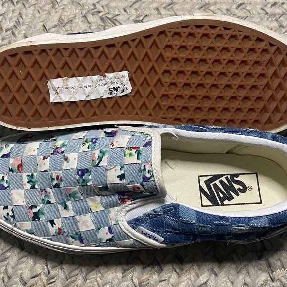 Vans | Shoes | 29 New With Tags Vans Woven Floral Multi Stackform ...